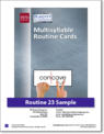 Multisyllable Routine Cards - Product Sample from 95 Percent Group